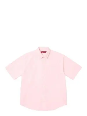 Supreme Ss26 Loose Fit Oxford S/s Shirt - Pink
