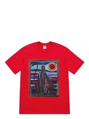 Supreme Supreme Ss19 Reaper Tee Printing Short Sleeve Unisex Red Red
