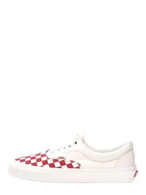 VANS Era Crft Podium Checkerboard Racing Sneakers - Red