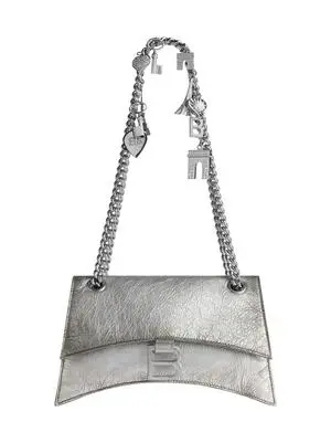 Balenciaga Crush Small Chain Bag - Silver