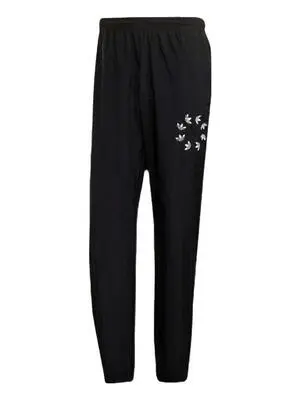 Adidas Originals St Woven Tp Casual Sports Breathable Bundle Feet Long Pants/trousers - Black