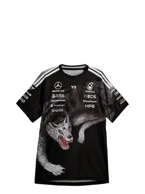 Adidas Y-3 F1 Mercedes-amg Petronas Formula 1 Team Driver T-shirt - Black