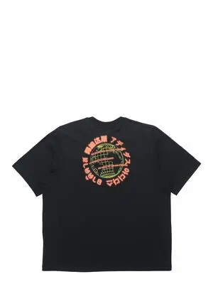 Adidas Originals Graphic Tee 2 Earth Printing Sports Short Sleeve - Black