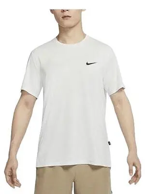 Nike Alphabet Pattern Printing Round Neck Short Sleeve Mountain White T-shirt - Default Color