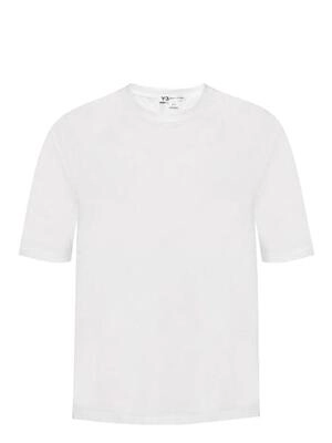 Adidas Y-3 Stripe Alphabet Short Sleeve T-shirt - White