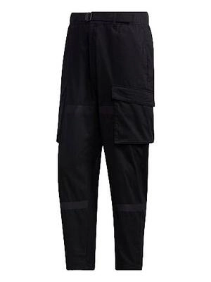 Adidas Cargo Trousers With Side Pockets - Black