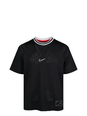 Nike Dri-fit Mesh Basketball Short Sleeve Top - Black