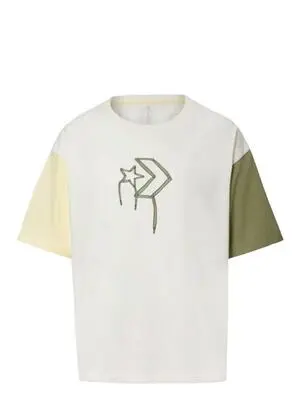 CONVERSE Logo Print T-shirt - White/green
