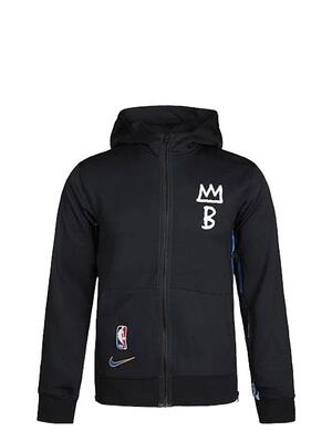 Nike Brooklyn Basketball Hooded Jacket - Black