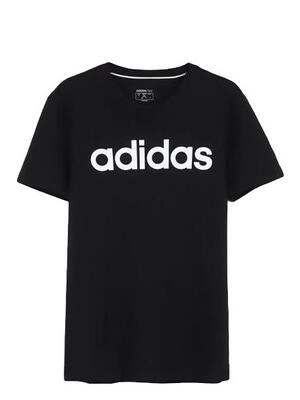 Adidas Neo Casual Sports Round Neck Short Sleeve - Black