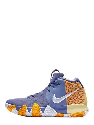 Nike Kyrie 4 Pe Basketball Sneakers - Grey/yellow