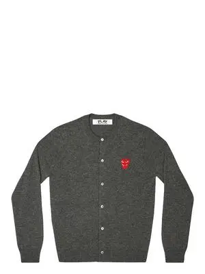 Play Comme Des Garcon Play Comme Des Garcons Cardigan - Grey