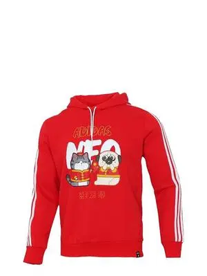 Adidas Neo X Crossover Hoodie - Red
