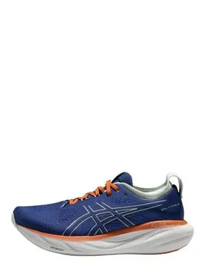 Asics Gel-nimbus 25 Running Shoes - Navy/orange/white