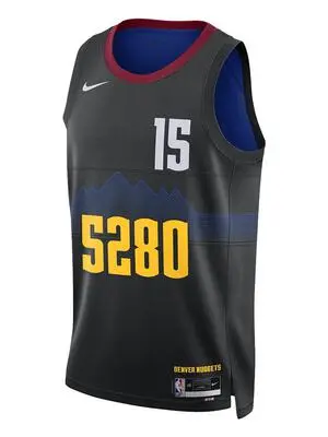 Nike Denver Nuggets Nikola Jokic 2023/24 City Edition Swingman Jersey - Black