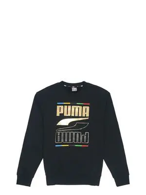 PUMA Graphic Crewneck Sweatshirt - Black