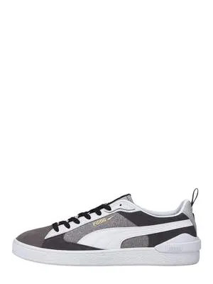 PUMA Suede Block Wt Foam Strip 2 Sneakers - Black/white/gray