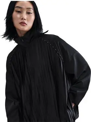 Nike Pleated Track Jacket - Black