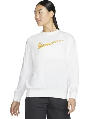 Nike Floral Logo Crewneck Pullover - Default Color