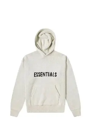 Fear Of God Fw21 Knit Logo Hoodie - Grey