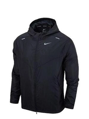 Nike Windrunner Woven Reflective Jacket - Black