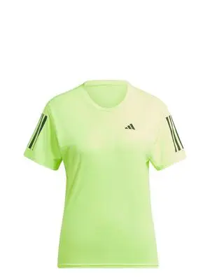 Adidas Own The Run Tee - Lucid Lemon/black