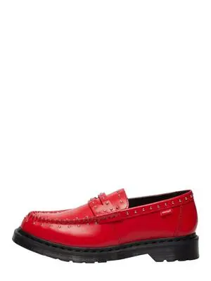 Dr. Martens X Supreme Studded Penton Loafer - Red