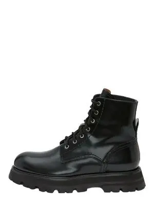 Alexander McQueen Wander Combat Boots - Black