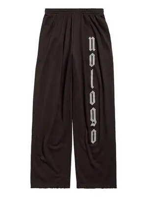 Balenciaga Nologo Baggy Sweatpants - Black/grey