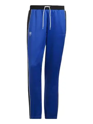 Adidas Contrasting Colors Drawstring Basketball Sports Pants/trousers/joggers Blue - Default Color