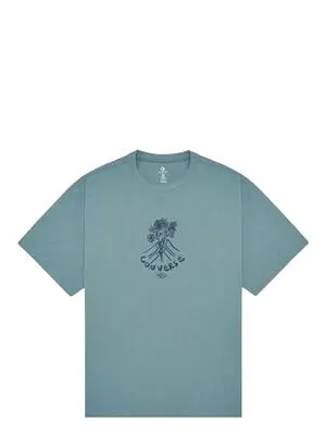 CONVERSE Flower Friends Tee Asia Sizing - Blue