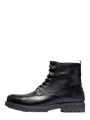 Timberland Oakrock Waterproof Lace Up Zip Up Boots - Black