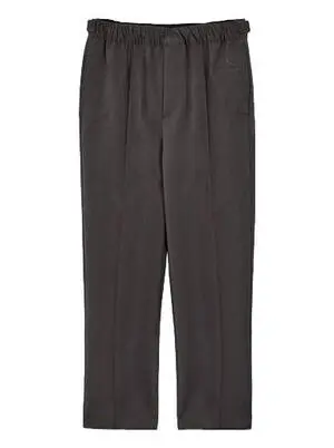 JORDAN X A Ma Maniere Crossover Solid Color Logo Straight Casual Pants - Brown
