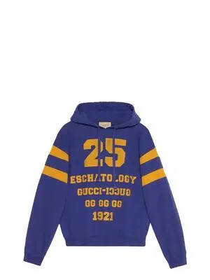 Gucci Ss21 Alphabet Stripe Printing Pullover - Blue