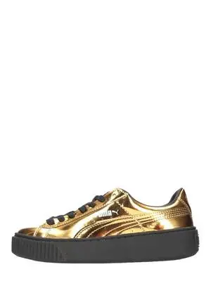 PUMA PUMA Basket Platform Metallic Gold Sneakers Gold