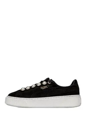 PUMA Suede Platform Bling Sneakers - Black