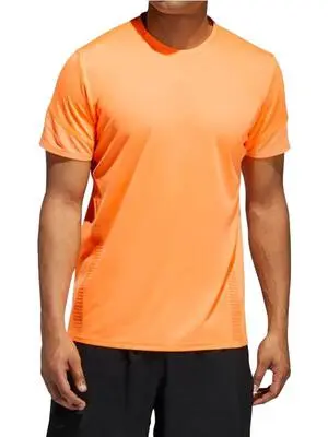 Adidas 25/7 Tee Runr Running Short Sleeve - Orange