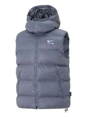 Nike Therma-fit Hoody Vest - Grey
