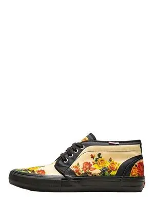 VANS Supreme X Jean Paul Gaultier X Chukka Pro Floral Print - Yellow/black