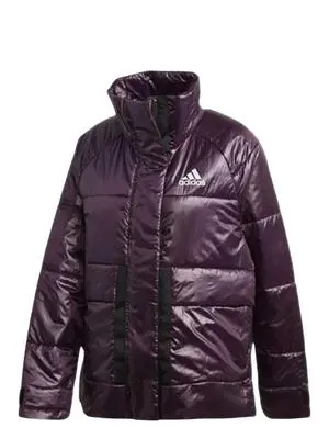 Adidas Padded Jacket With Stand Collar - Purple