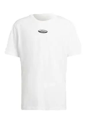 Adidas Originals Ss22 Casual Back Printing Round Neck Short Sleeve White - Default Color