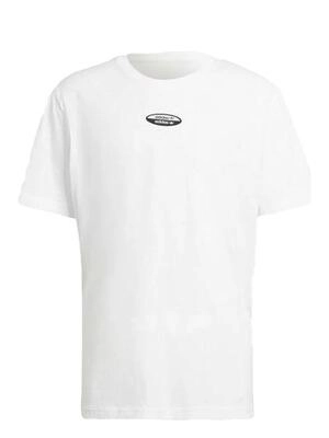 Adidas Originals Ss22 Casual Back Printing Round Neck Short Sleeve White - Default Color