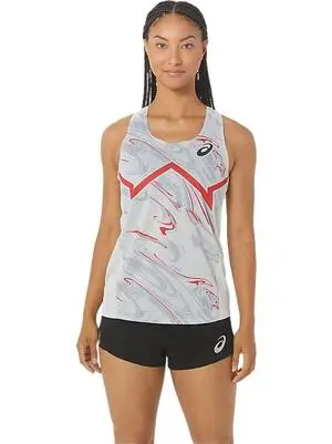 Asics ASICS CJ-Line Light Singlet Grey/black/red