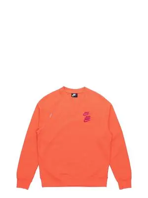 Nike Embroidered Crewneck Sweatshirt - Orange