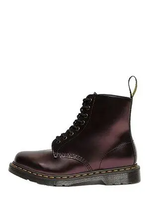Dr. Martens Dr. Martens 1460 Pascal Chroma Metallic Leather Lace Up Boots Cherry Red