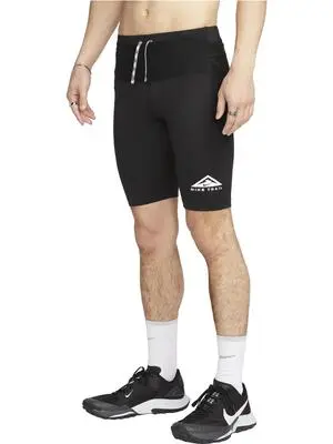 Nike Trail Dri-fit Lava Loops 1/2-length Trail Running Tights - Black