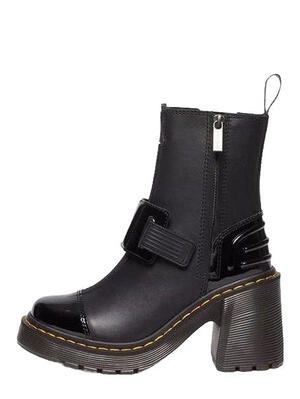 Dr. Martens Gaya Heeled Chelsea Boots - Black