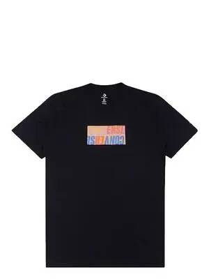 CONVERSE Reverse Box Tee Asia Sizing - Black