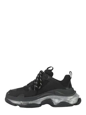 Balenciaga Triple S Iridescent Sneakers - Black