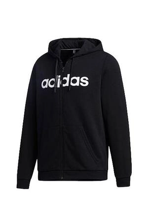 Adidas Neo Alphabet Printing Casual Sports Zipper - Black